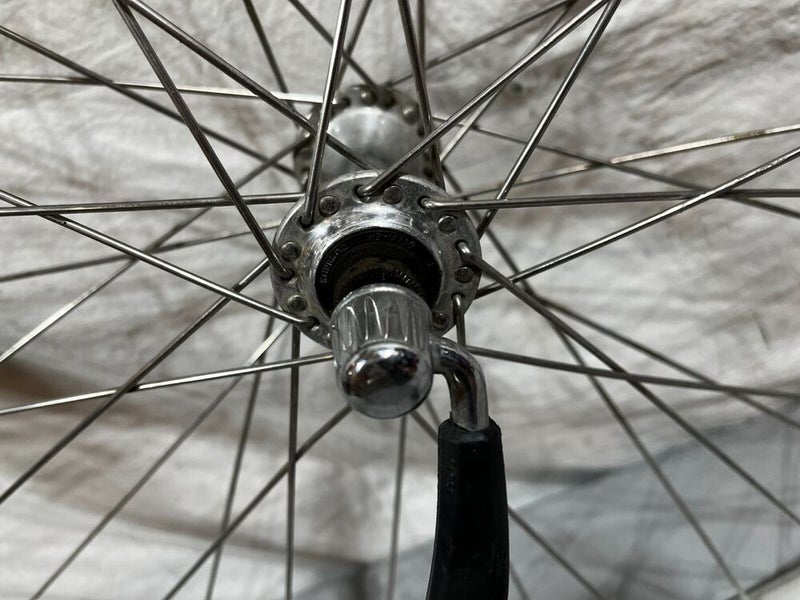 Vintage Araya 6-Spd 36-Spoke Silver Aluminum 26" Mtn Bike Wheelset XT ...
