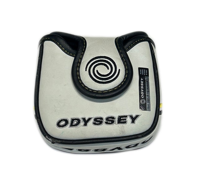 Odyssey Stroke Lab White/Black/Yellow Square Mallet Putter Headcover ...