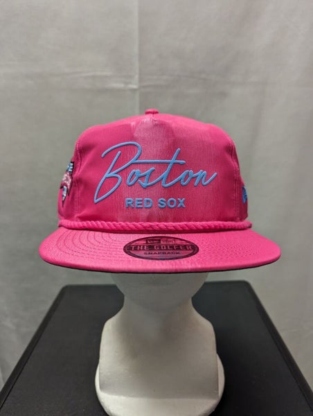 NWS Boston Red Sox New Era The Golfer Neon Pink Snapback Hat MLB ...