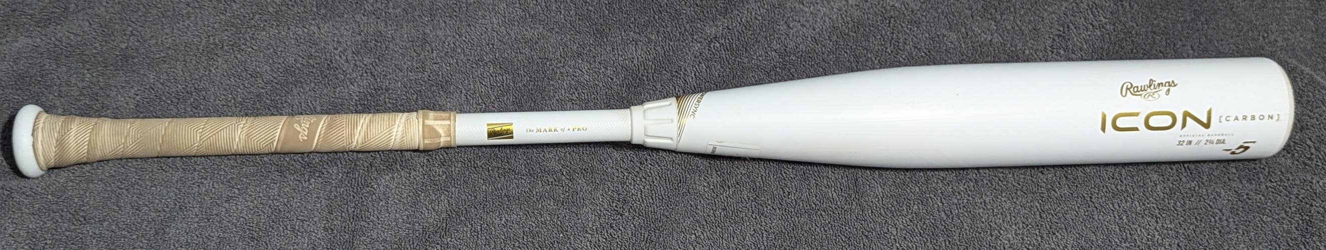 New Rawlings USSSA Certified (-5) 27 oz 32" Icon Bat | SidelineSwap