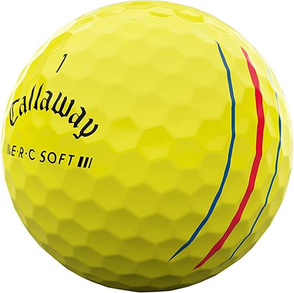 Callaway ERC Soft Golf Balls 2023 (Yellow, 12pk) Triple Track NEW ...