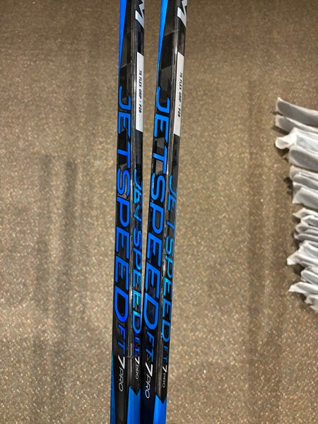 2New Senior CCM Left Hand Blue P28 75 Flex Jetspeed FT7 Pro Hockey ...