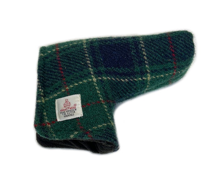 ST Andrews Links Harris Tweed Golf Collection Blade Putter Headcover ...