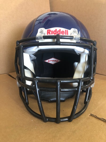 USED RIDDELL SPEED ADULT HELMET - MEDIUM - ROYAL BLUE METALLIC ...