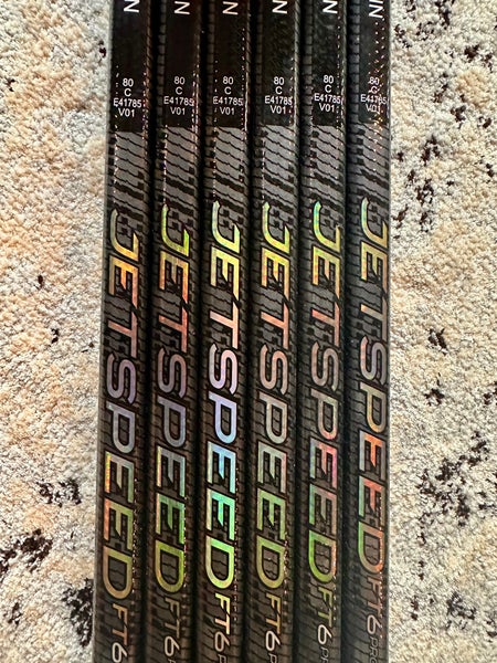 3 New Custom Rh CCM Pro Stock Jetspeed FT6 Pro Chrome | SidelineSwap ...