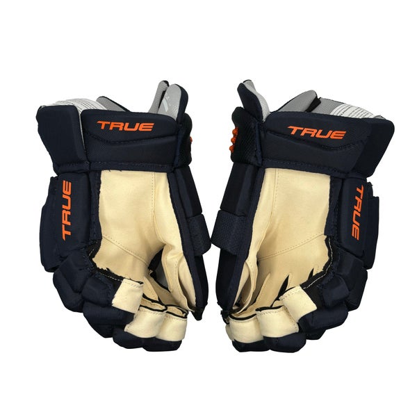 True Catalyst Pro Custom Edmonton Oilers Hockey Gloves | SidelineSwap ...