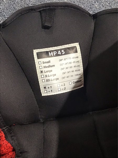 Used Calgary Flames Senior Large +1 CCM Pro Stock HP45 Hockey Pants ...