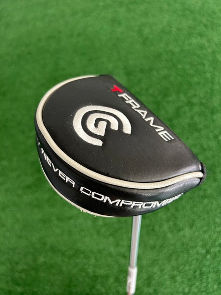 Cleveland T-Frame 17-4SS Double Bend 35” Putter + Headcover ...
