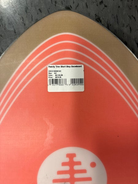 Used Family Tree Short Stop Burton Snowboard Without Bindings ...