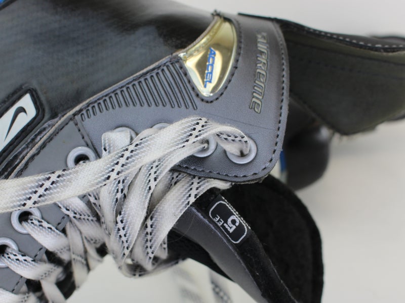 Used Intermediate Bauer Supreme One Accel Ignite Hockey Skates Extra ...