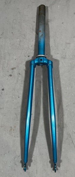 Vintage Raleigh Tecnium Lugged Steel 700C Road Fork 200mm 1" Threaded ...