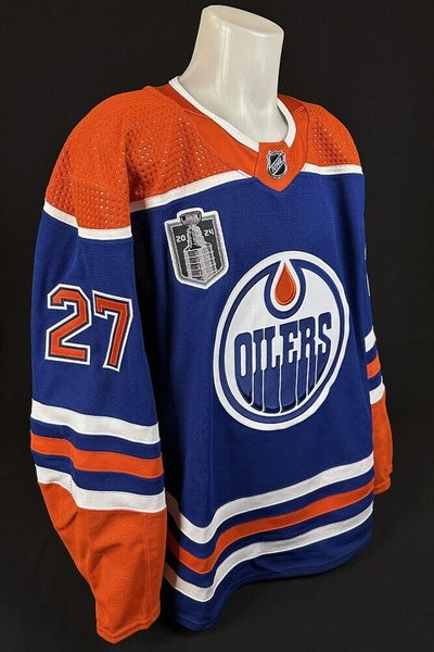 *2024 Stanley Cup Game 3 Worn* Edmonton Oilers Kulak Home Adidas MIC ...
