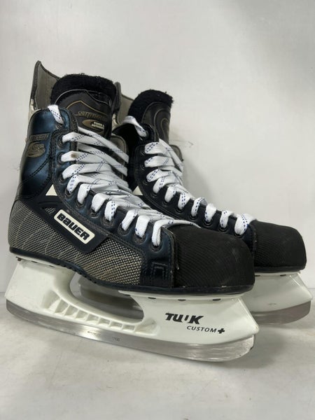 Used Bauer Sup 3000 Custom Senior 9.5 Ice Hockey Skates | SidelineSwap ...