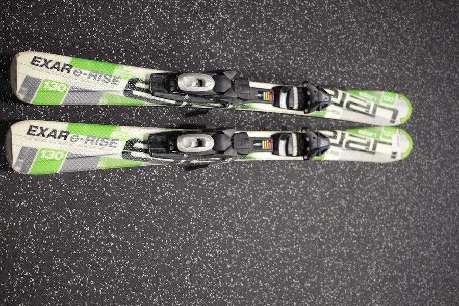 Used Elan Exar E-rise 130 Cm Boys' Downhill Ski Combo | SidelineSwap ...