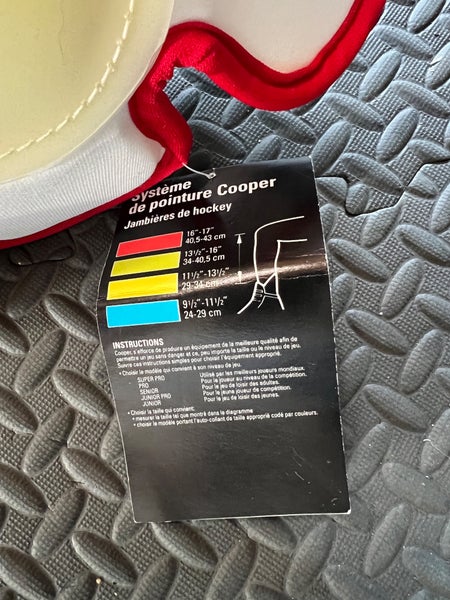 Senior Cooper Shin Pads Guards 15” inch | SidelineSwap | Buy and Sell ...