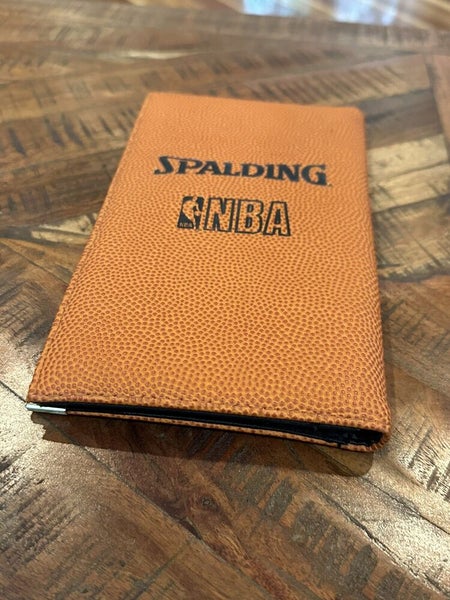 Spalding NBA Game Ball Bill fold Wallet Credit Card Holder Rare Vintage ...