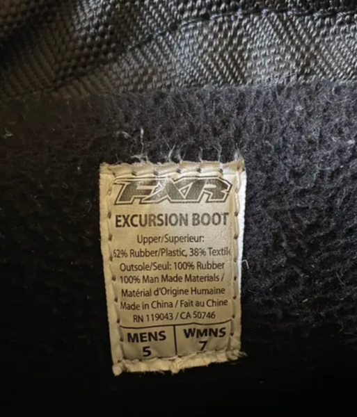 Snowmobile, Sled, Snow FXR Excursion Boots: MENS 5 | WMNS 7 ...