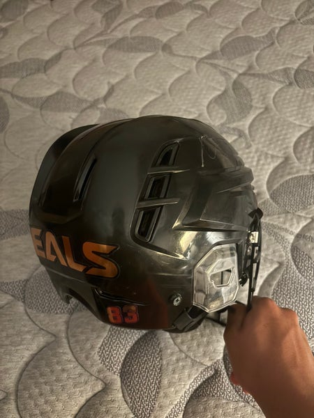 SIGNED AUSTIN STAATS GAME WORN HELMET | SidelineSwap | Buy and Sell on ...