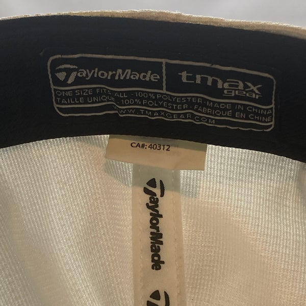 TaylorMade tmax gear Tour Hat Men Adjustable White Strapback R77 Burner Logo | SidelineSwap ...