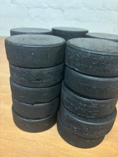 25 Used Hockey Pucks | SidelineSwap | Buy and Sell on SidelineSwap