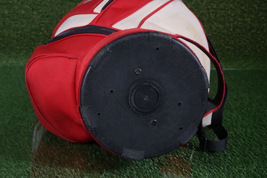 OKLAHOMA OU BOOMER SOONERS CART BAG 14 WAY DIVIDERS GOLF BAG ~ READ ...