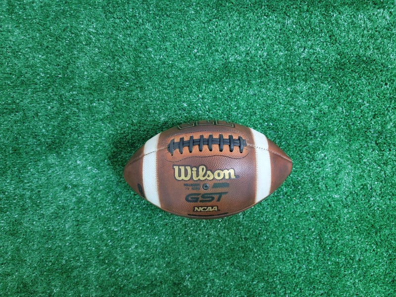 Fully Mudded & Prepped Leather Wilson GST Football | SidelineSwap | Buy ...