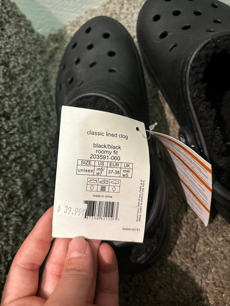 Black Furry Crocs- Brand New | SidelineSwap | Buy and Sell on SidelineSwap