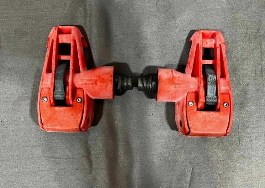Vintage TIME Sprint Red Clipless Road Bike Cycling Pedals 9/16" Spindle ...