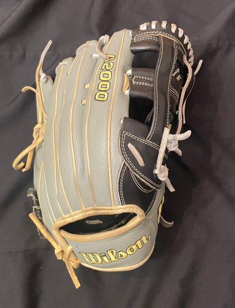 Wilson A2000 Superskin 1799 12.75" Baseball Glove Dual Post Grey/Black ...