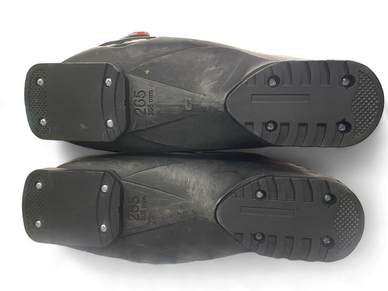 ROSSIGNOL EVO R RENTAL SKI BOOTS (RED) *EXCELLENT HEELS & TOES ...