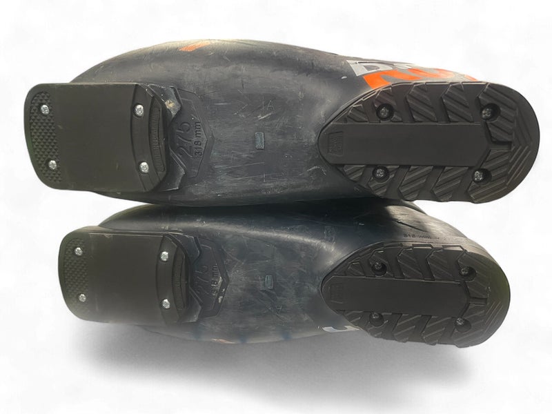 ROSSIGNOL SPEED RENTAL SKI BOOTS (BLUE/ORANGE) *NEW HEELS ONLY* SIZE ...
