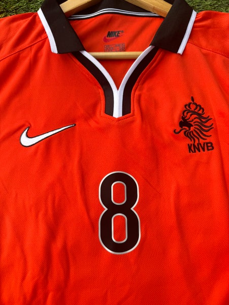Netherlands 1998 Home - Bergkamp - Retro Soccer Jersey | SidelineSwap ...