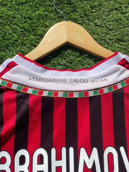 Ac Milan 2012 Home - Ibrahimovic - Retro Soccer Jersey | SidelineSwap ...