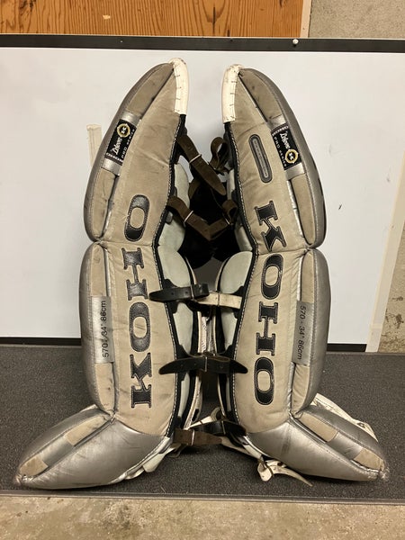 34" Koho 570 Goalie Pads Sr. | SidelineSwap | Buy and Sell on SidelineSwap