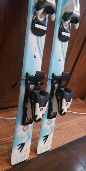 KIDS 93cm SKIS ROSSIGNOL KIDI THE COW with ROSSIGNOL COMP BABY BINDINGS ...
