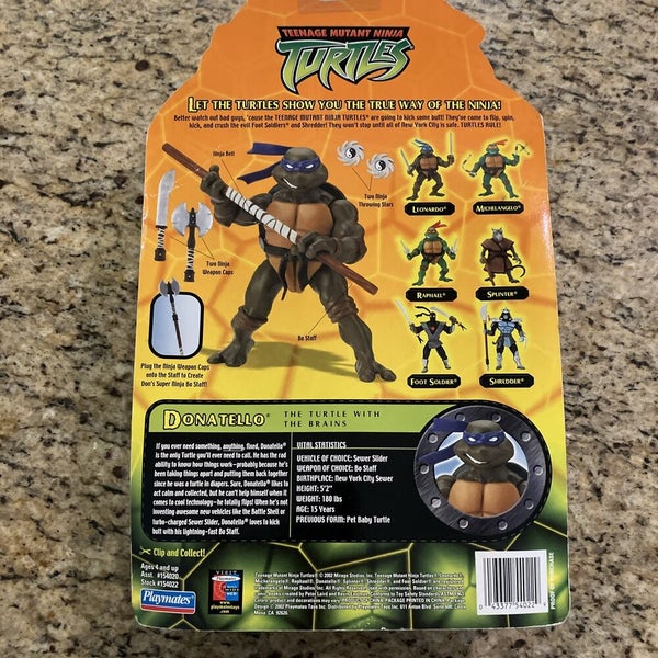 TMNT 2002 Teenage Mutant Ninja Turtles: Donatello Action Figure ...
