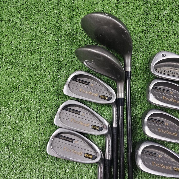 Wilson ProStaff OS Oversize Wood, Iron Set 3W, 5W, 4-PW Regular Flex ...