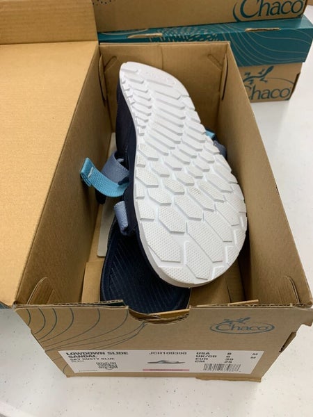 Chaco Lowdown Slide Sandal Women's 8 Sky Dusty Blue Slip On Slide ...