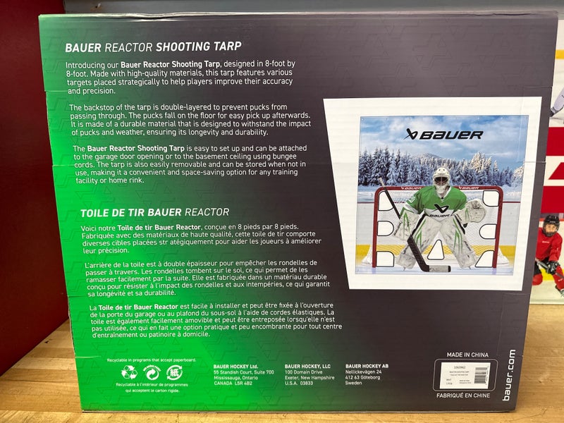 Bauer reactor shooting tarp | SidelineSwap | Buy and Sell on SidelineSwap