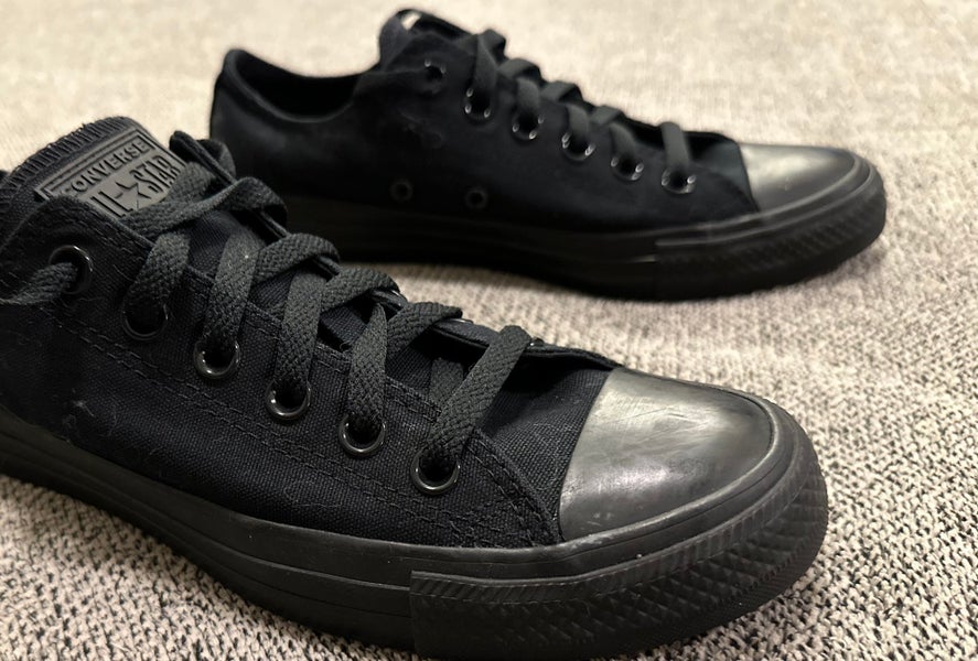 Chuck Taylor monochrome black low top converse. | SidelineSwap | Buy ...
