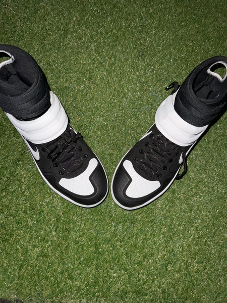 Custom Black New Size Men's 10.5 (W 11.5) Men's Nike High Top Metal ...