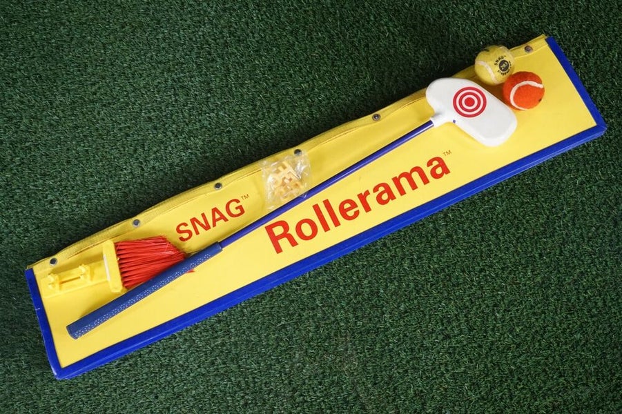 SNAG GOLF ROLLERAMA CHIPPING TRAINER W/ 28" ROLLER CLUB & BRUSH ...
