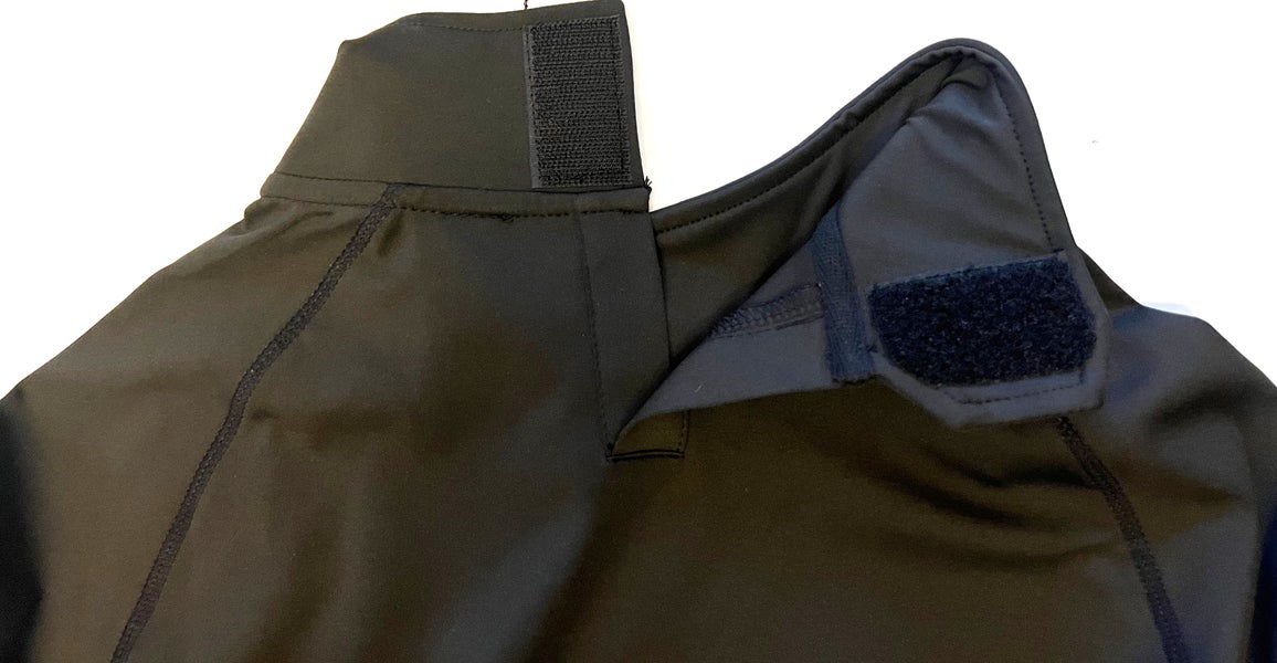 NEW Base layer with integrated Neck Guard and cut resistant wrist protection (Senior Small ...