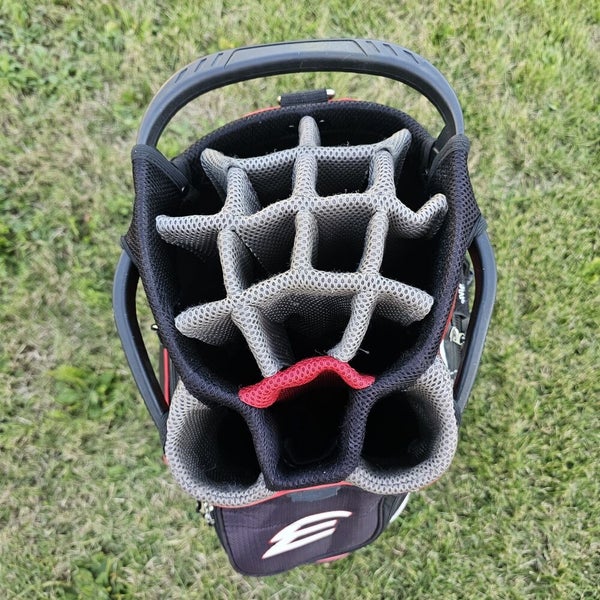 READ Tour Edge Exotics Xtreme Pro Deluxe Golf Cart Bag 15 Way Black Red ...