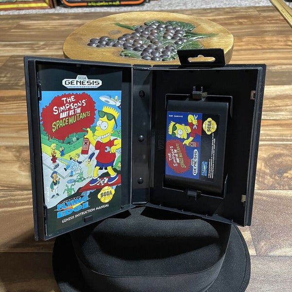 Simpsons: Bart vs. The Space Mutants (Sega Genesis, 1992) Complete CIB ...