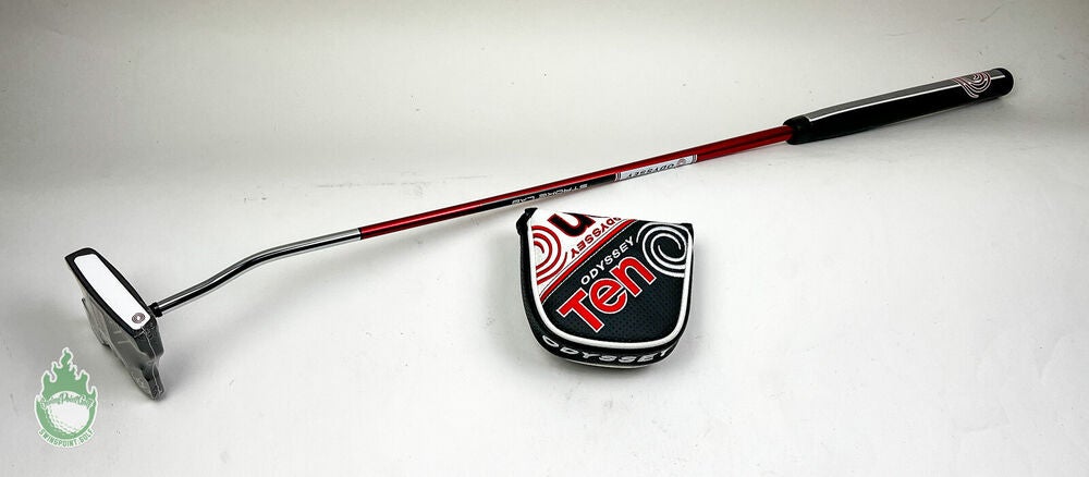 New RH Odyssey Ten 2-Ball Red 35" Putter Stroke Lab Graphite/Steel Golf ...