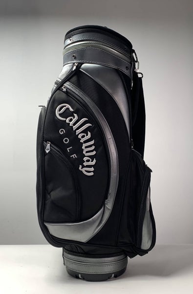 Callaway Great Big Bertha Cart Bag Black 6-Way Divide Single Strap Golf ...