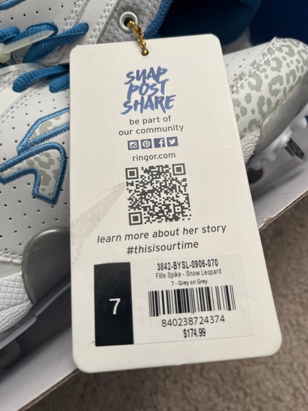 Rip It Flite Spike - Snow Leopard Metal Cleats size 7 | SidelineSwap ...