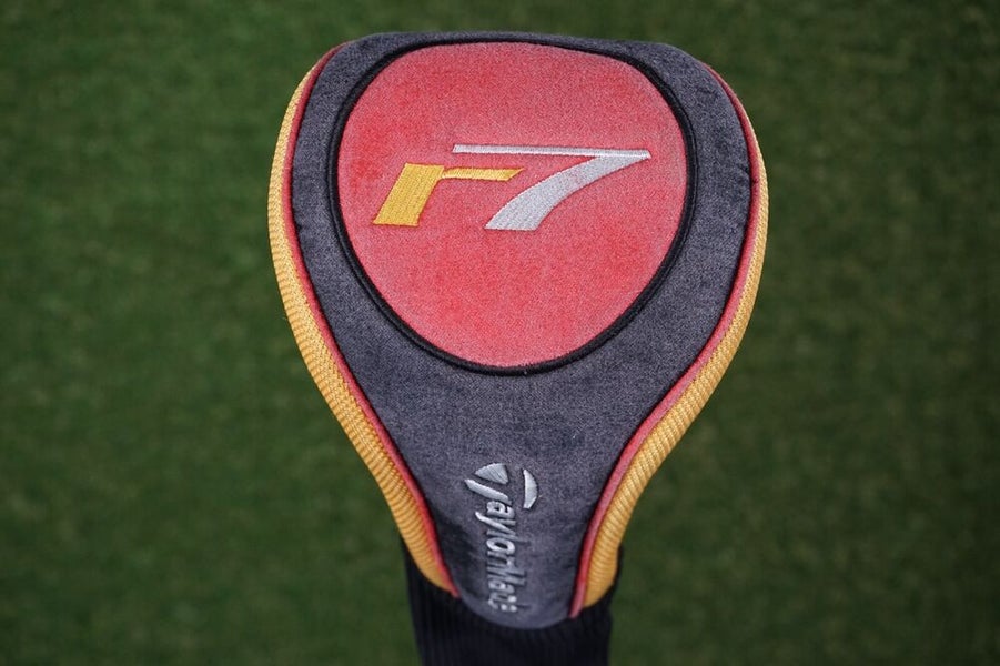TAYLORMADE R7 DRIVER HEADCOVER, BLACK / YELLOW / RED ~ L@@K ...