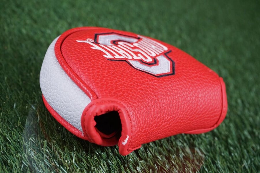 OHIO STATE BUCKEYES MALLET PUTTER HEADCOVER, BLACK / WHITE / RED ~ L@@K ...